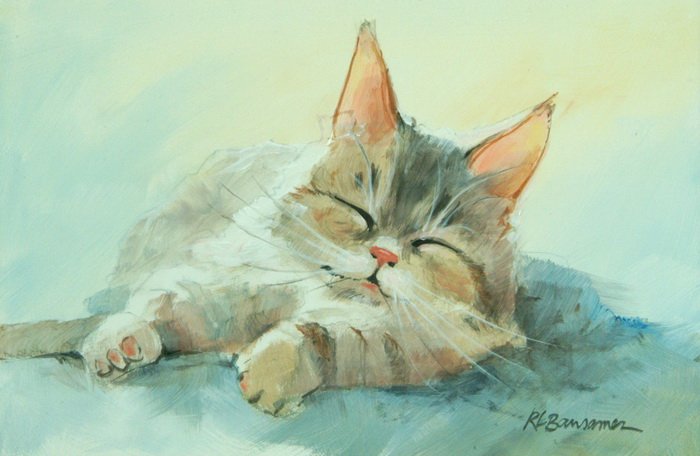 Cat D - Cat Nap - Bansemer Studio & Gallery of Fine Art